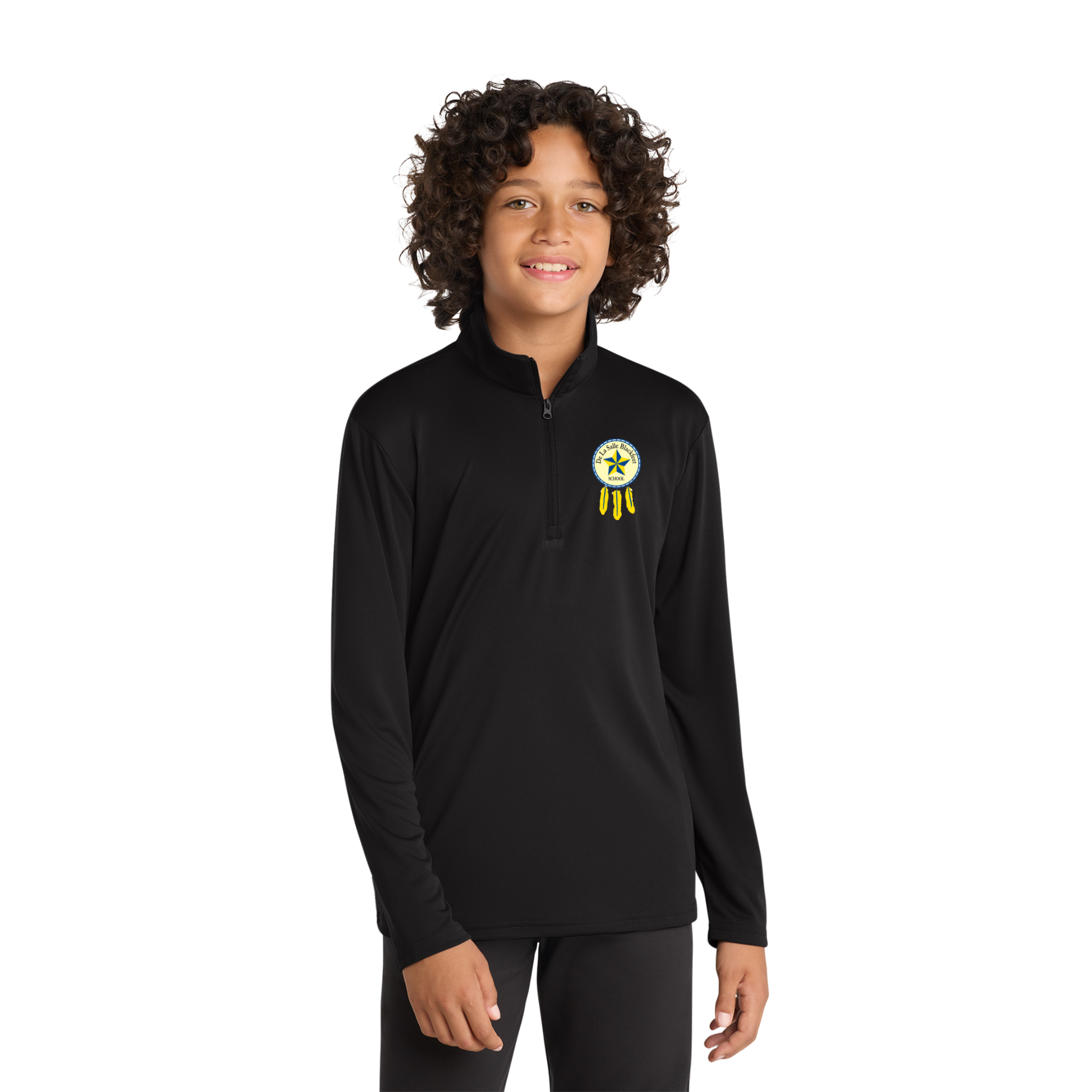 De La Salle Blackfeet Spirit Wear Youth 1/4 Zip Pullover – Badger Track ...