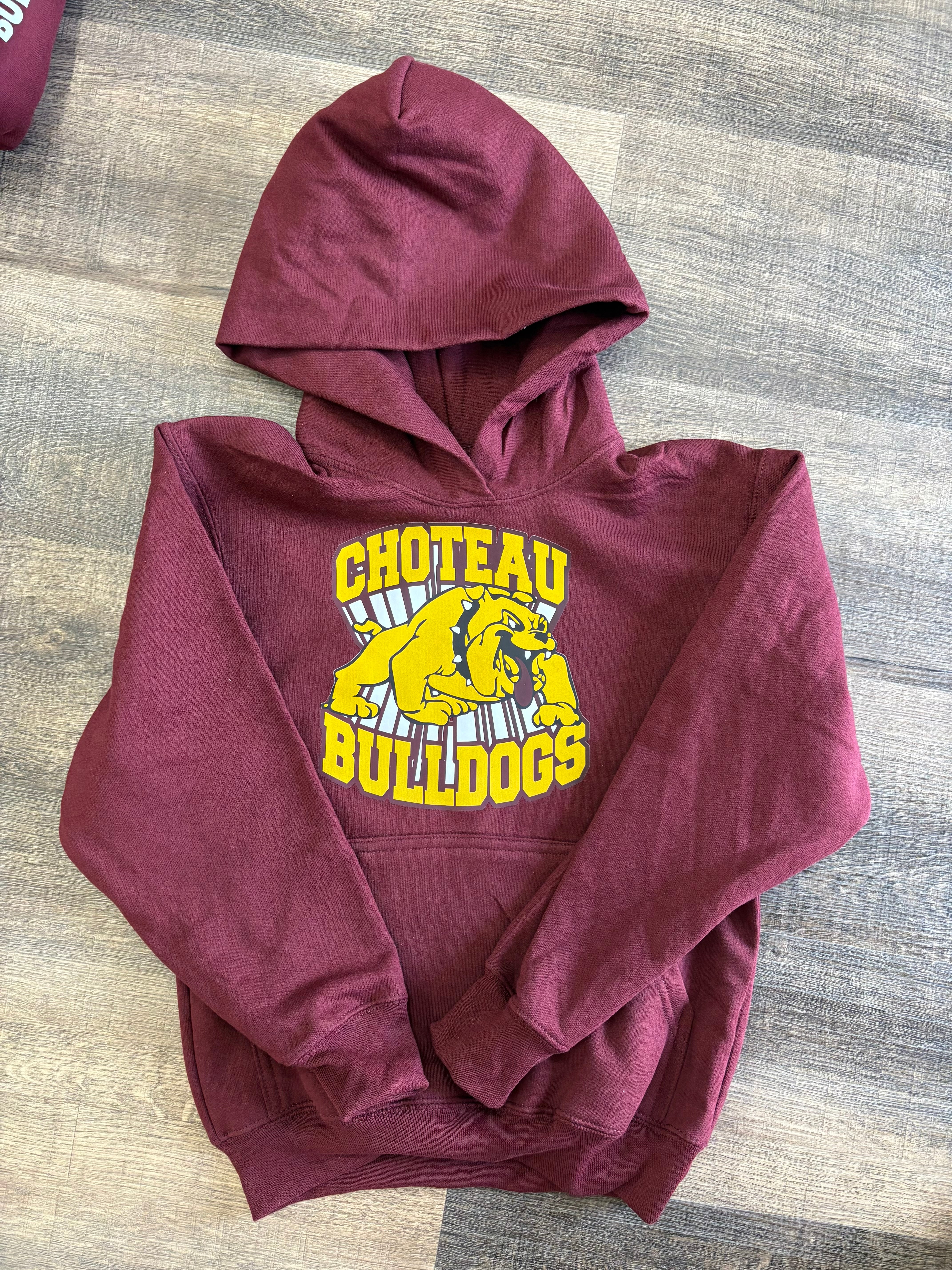 Choteau Bull Dogs Hoodies – Badger Track Customs